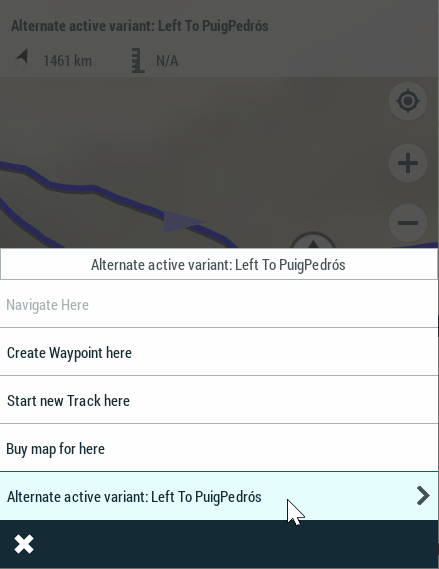 Using Track Variants in TwoNav – Help center