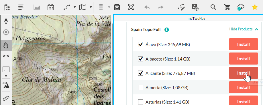 Instalar varios mapas simultáneamente – Centro de ayuda