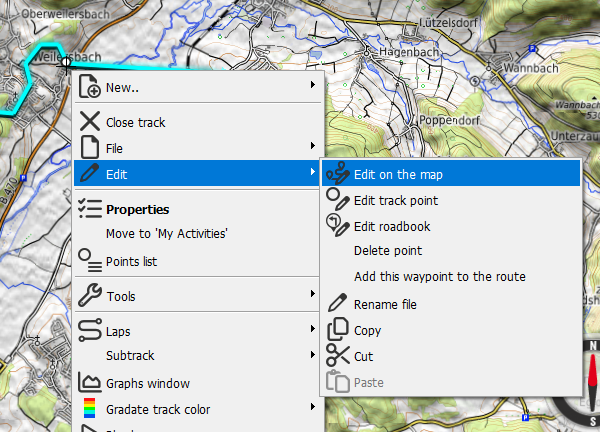Modificar el trazado de un track – Centro de ayuda
