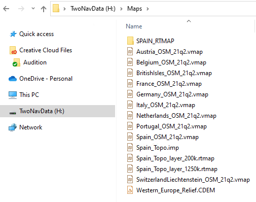 Deleting maps from the memory of a GPS device – Help center